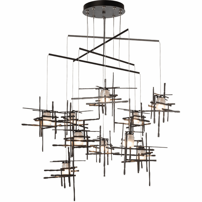 Hubbardton Forge 131160 Tura LED Round Multi Pendant Lighting - HUB-131160