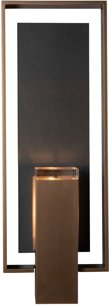 Hubbardton Forge 302664 Shadow Box Large with Slate Outdoor Wall Sconce ...