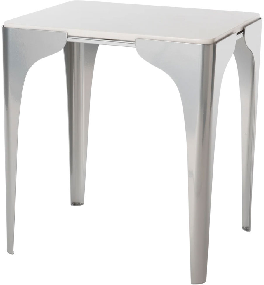 Hubbardton Forge 750128 Cove Marble Top Side Table - HUB-750128
