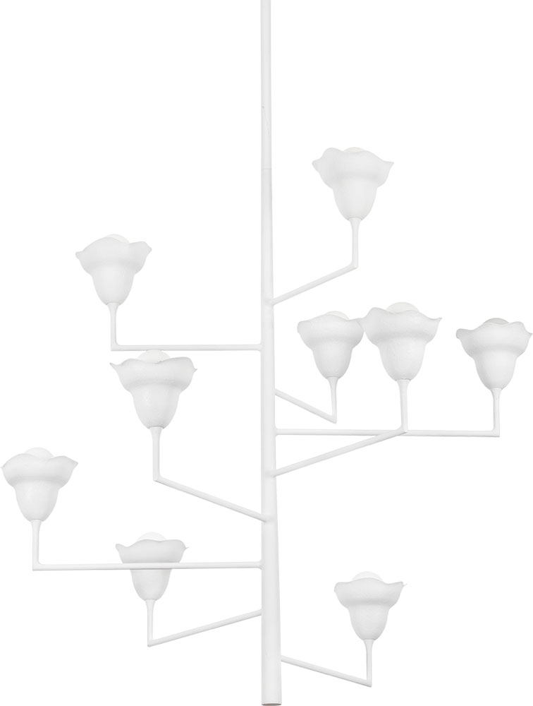 Hudson Valley 1289-WP Alora Contemporary White Plaster Chandelier ...