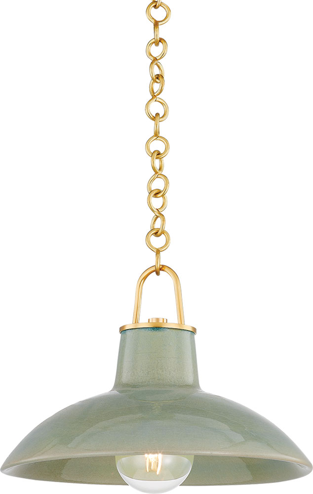 Hudson Valley 1914-AGB/CMC Pottersville Contemporary Aged Brass ...