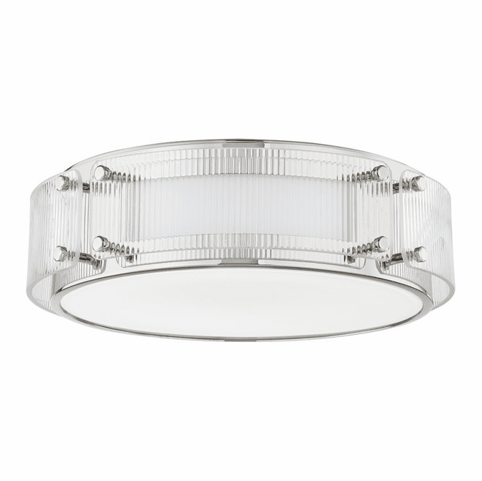 Hudson Valley 4714-PN Clifford Contemporary Polished Nickel LED Ceiling ...