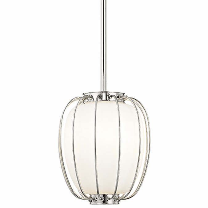 Hudson Valley 5110-PN Ephron Modern Polished Nickel Mini Drop Lighting ...