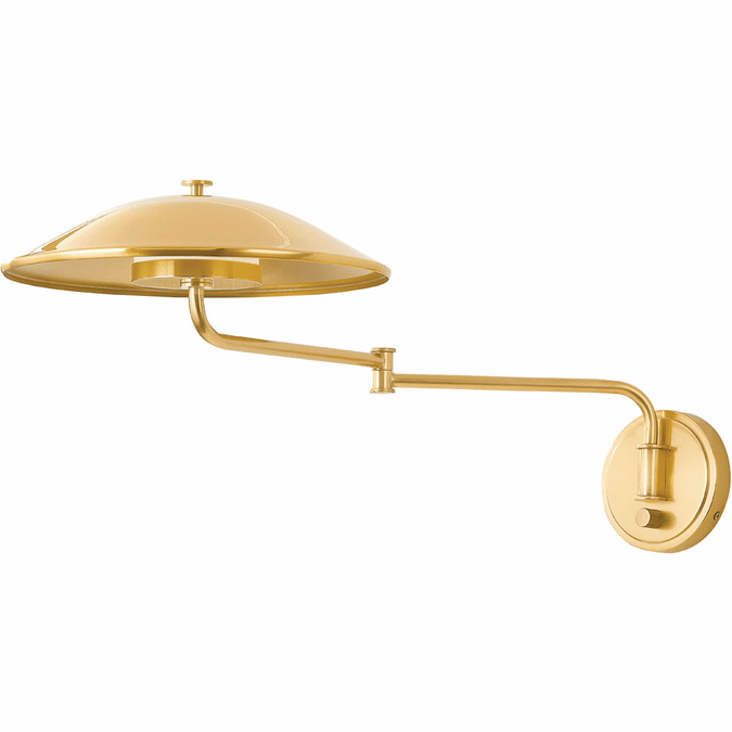Hudson Valley 6910-AGB Brockville Contemporary Aged Brass LED Wall ...