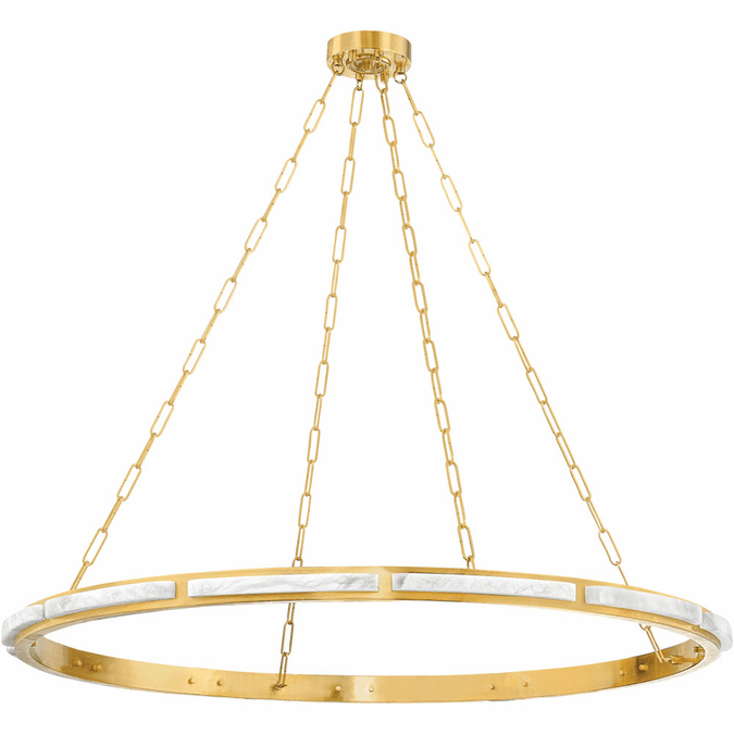 Hudson Valley 8148-AGB Wingate Modern Aged Brass LED 48" Drop Ceiling ...