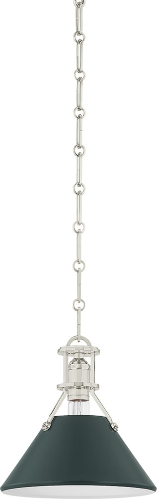 Hudson Valley MDS351-PN/SSG Painted No. 2 Contemporary Polished Nickel ...