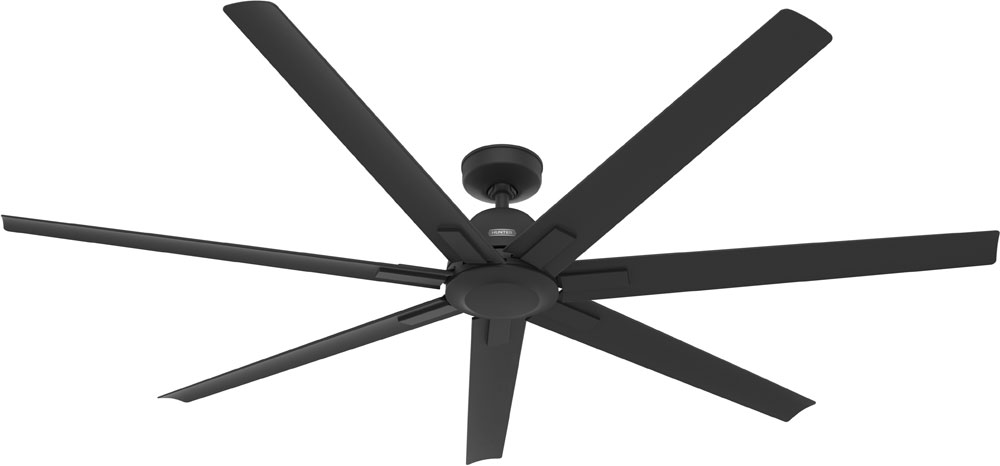 Hunter 51592 Downtown Modern Matte Black Interior / Exterior 72 ...