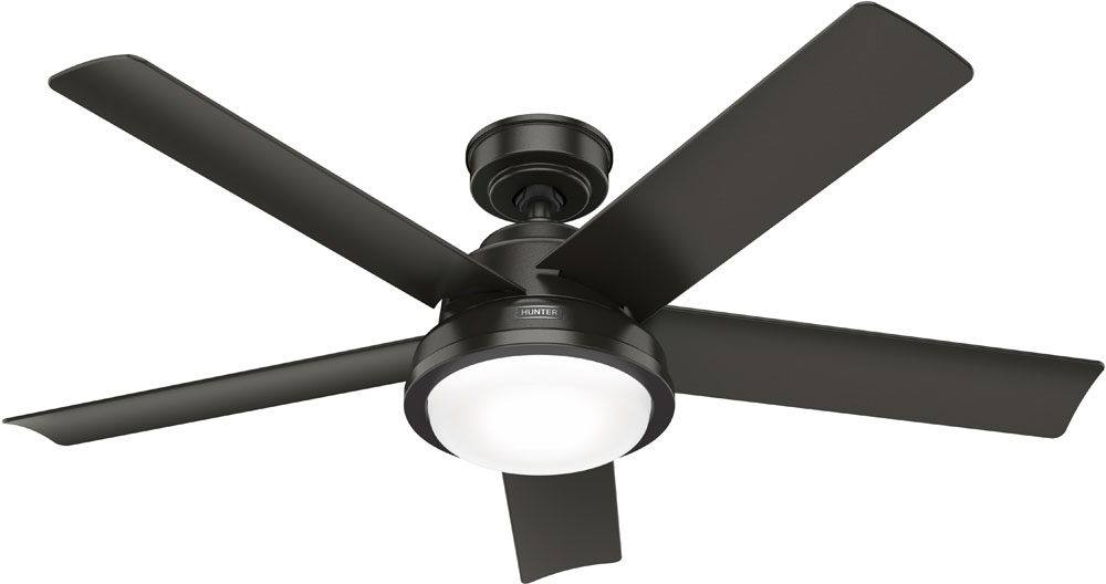 Hunter 52417 Seawall Contemporary Noble Bronze LED Home Ceiling Fan ...