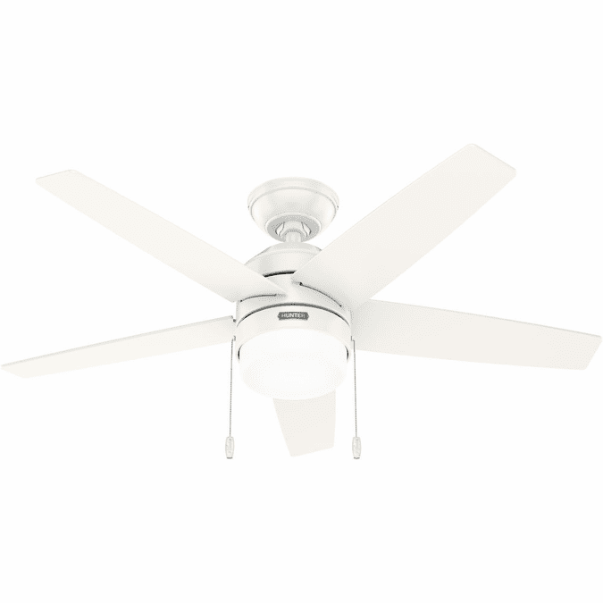 Hunter 52494 Bardot Modern Fresh White LED 44" Home Ceiling Fan - HUN-52494