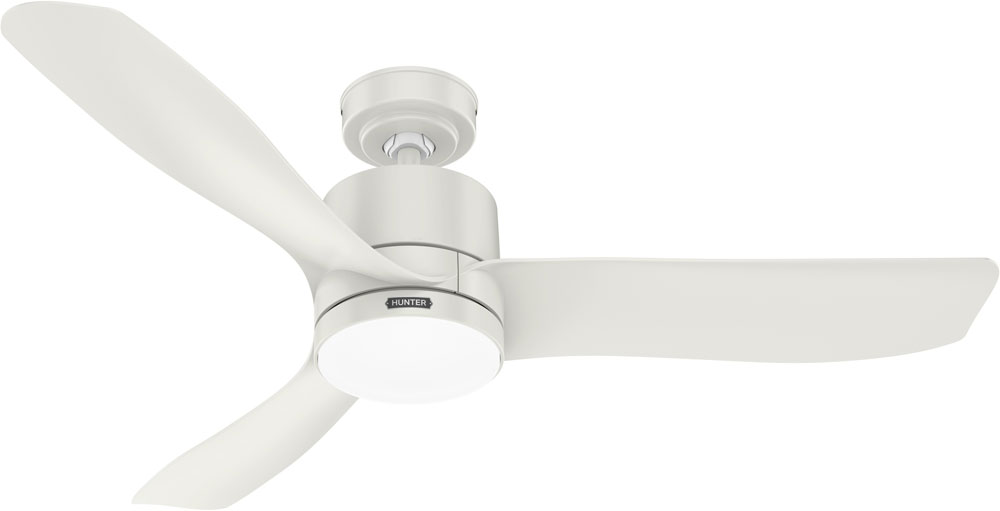 Hunter 52966 Bolsa Modern Fresh White 52" Home Ceiling Fan - HUN-52966