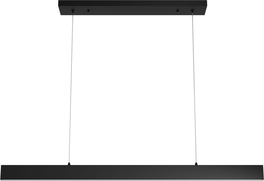 Hunter Lighting 13122 Canoga Contemporary Matte Black LED Island Light ...