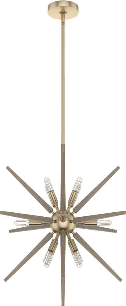 Hunter Lighting 19341 Jupiter Star Modern 24" Ceiling Light Pendant ...