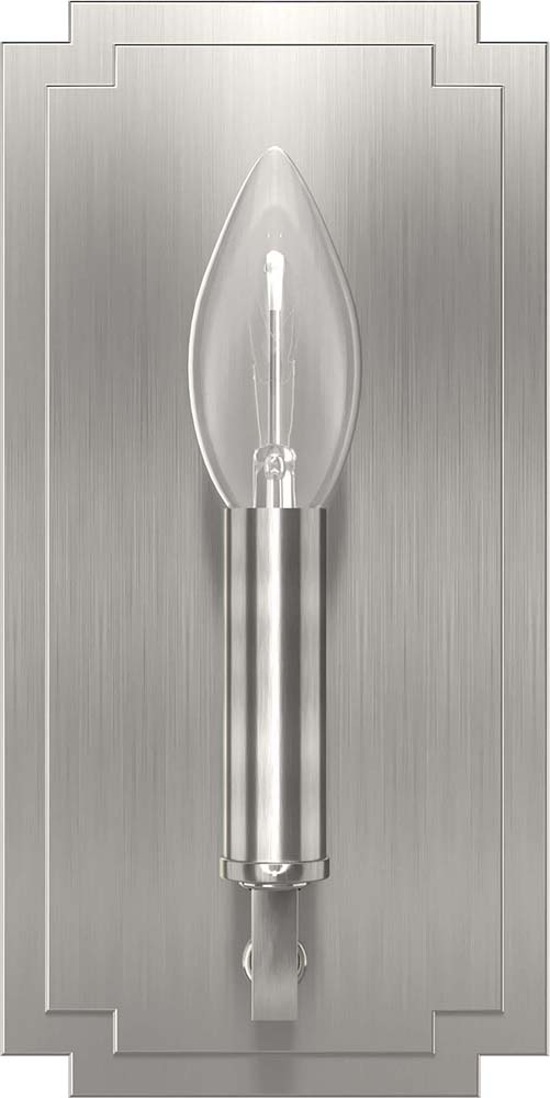 Hunter Lighting 19579 Zoanne Brushed Nickel Wall Mounted Lamp - HNL-19579
