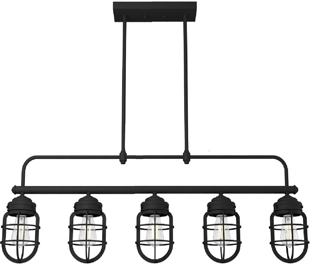 Hunter Lighting 19667 Starklake Modern Natural Iron Island Light ...