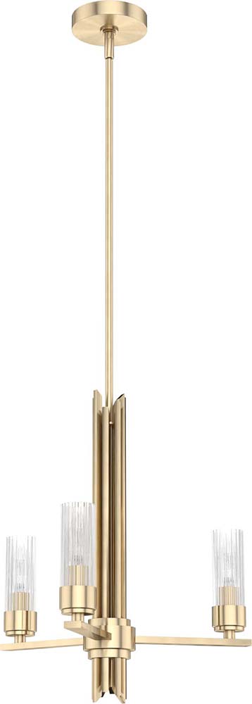 Hunter Lighting 19781 Gatz Modern Alturas Gold Mini Hanging Chandelier ...