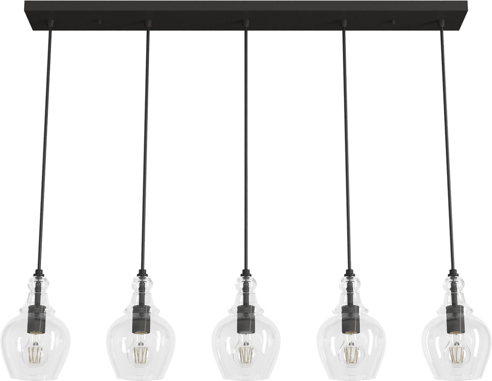 Hunter Lighting 19993 Maple Park Modern Multi Hanging Light Fixture ...