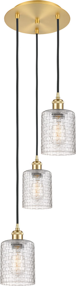 Innovations 113B-3P-G112C-5CL Ballston Cobbleskill Contemporary LED ...