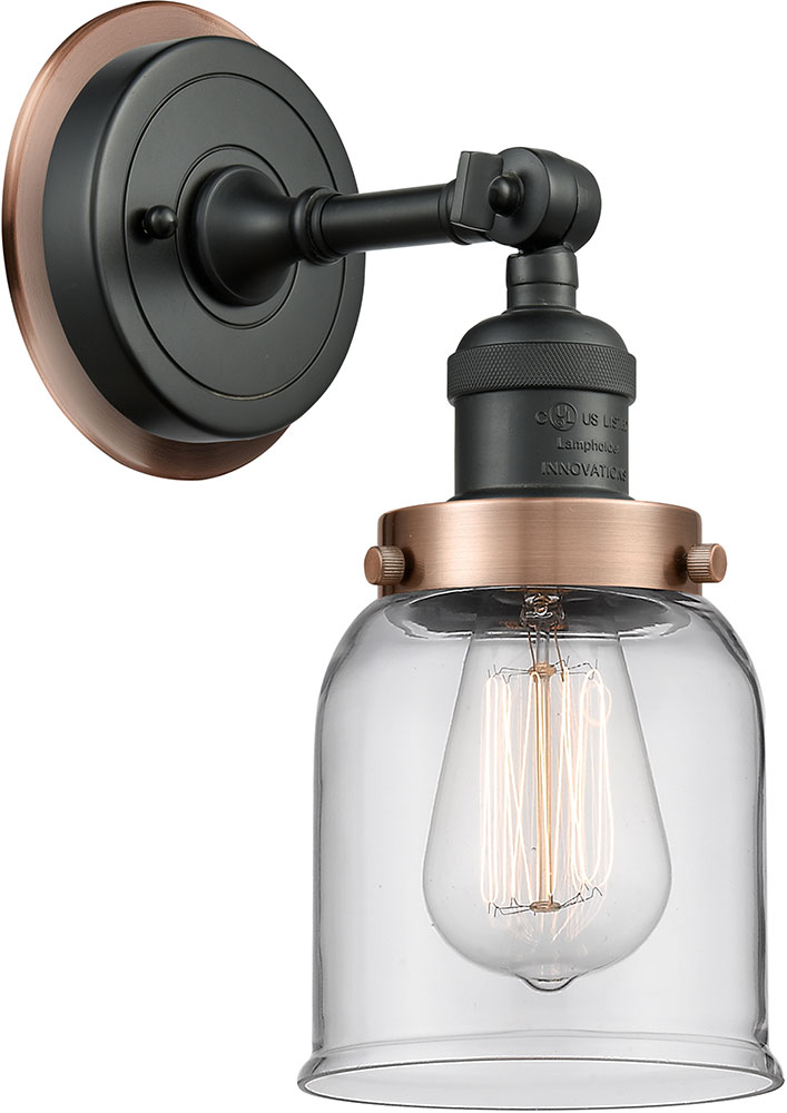 Innovations 203BK-BPAC-HRAC-G52 Franklin Restoration Bell Matte Black ...