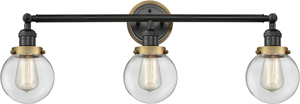 Innovations 205BK-BPBB-HRBB-G202-6 Franklin Restoration Beacon Matte ...