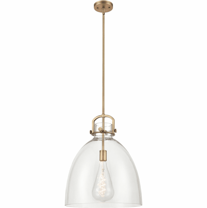 Innovations 410-1SL-G412-16CL Newton Bell Modern 16" Hanging Light ...
