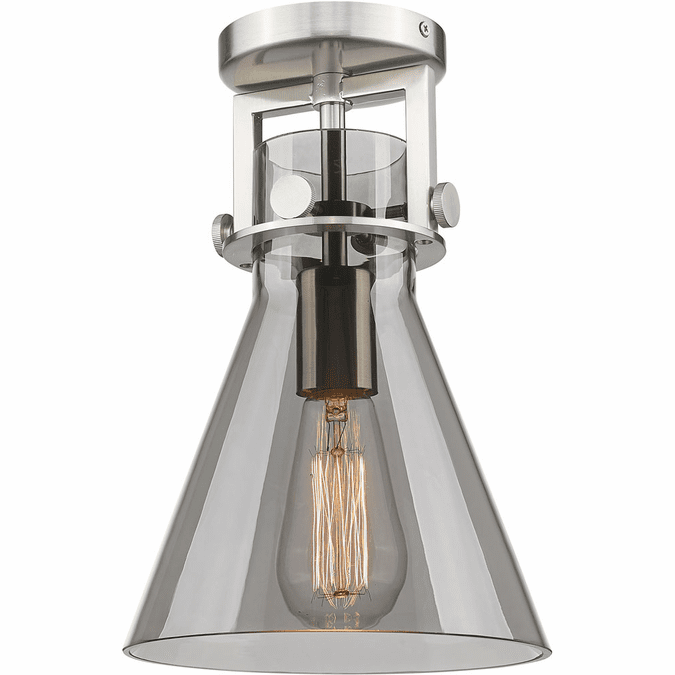 Innovations 411-1F-G411-8SM Newton Cone Contemporary LED Flush Mount ...