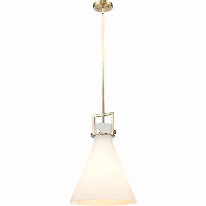 Innovations 411-1SL-G411-14WH Newton Cone Contemporary LED 14" Drop ...