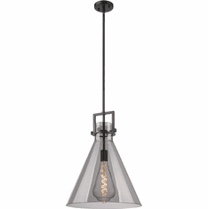 Innovations 411-1SL-G411-14WH Newton Cone Contemporary LED 14" Drop ...