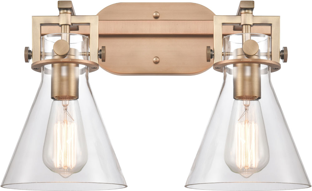 Innovations 411-2W-G411-7CL Newton Cone 2-Light Vanity Lighting - INN ...