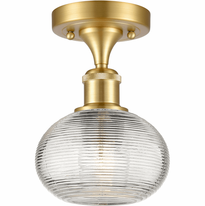 Innovations 516-1C-G555-6 Ballston Ithaca Contemporary LED 6" Ceiling ...