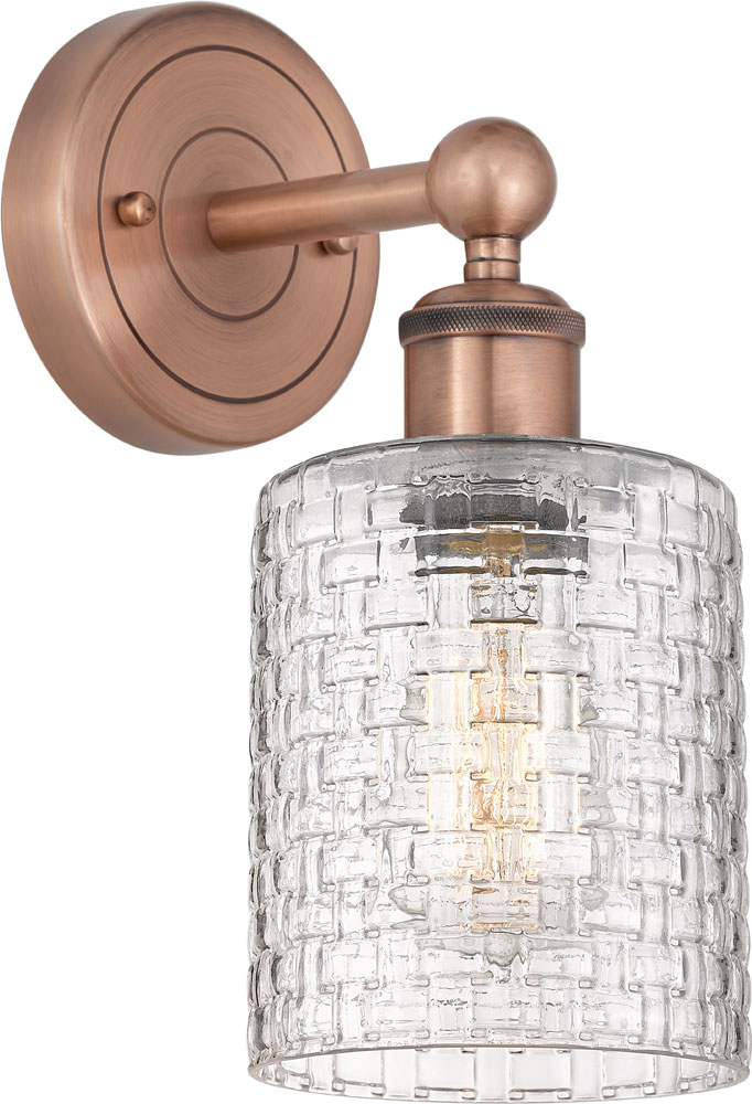 Innovations 616-1W-G112C-5CL Edison Cobbleskill Modern LED Wall ...
