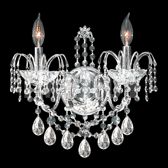 James Moder 40722S22 Regalia Silver Wall Lighting - JAM-40722S22