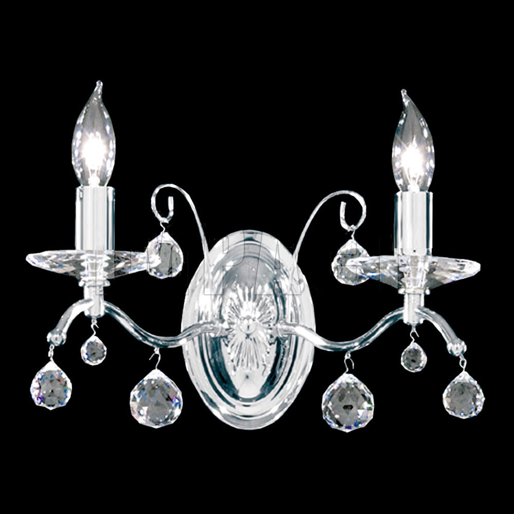 James Moder 40892S22 Regalia Silver Wall Sconce - JAM-40892S22