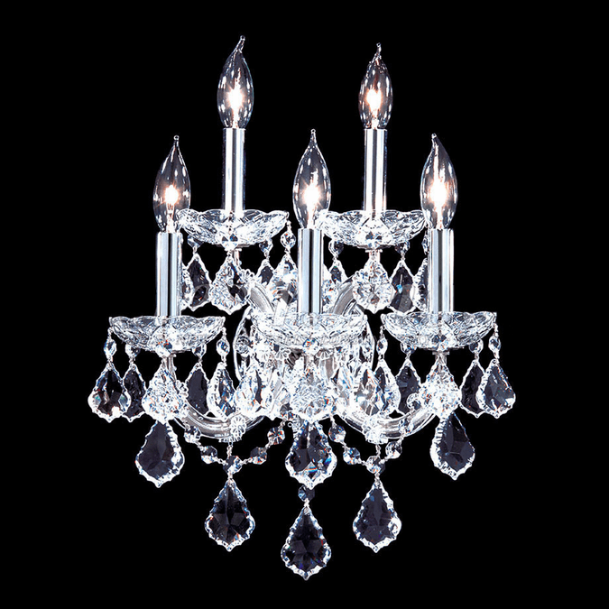 James Moder 91705S22 Maria Theresa Grand Silver Light Sconce - JAM-91705S22