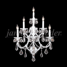 James Moder 94754S22 Maria Theresa Royal Crystal Silver Ceiling ...
