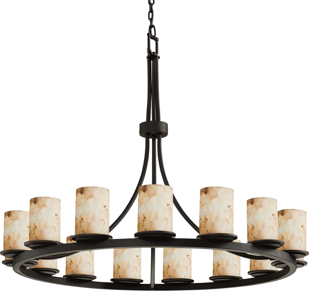 Justice Design ALR-8715-10 Alabaster Rocks! Dakota Contemporary ...