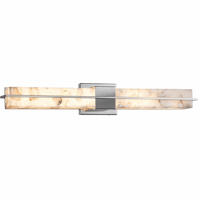 Justice Design ALR-9055 Alabaster Rocks! Era Modern LED 30" Bath Light ...