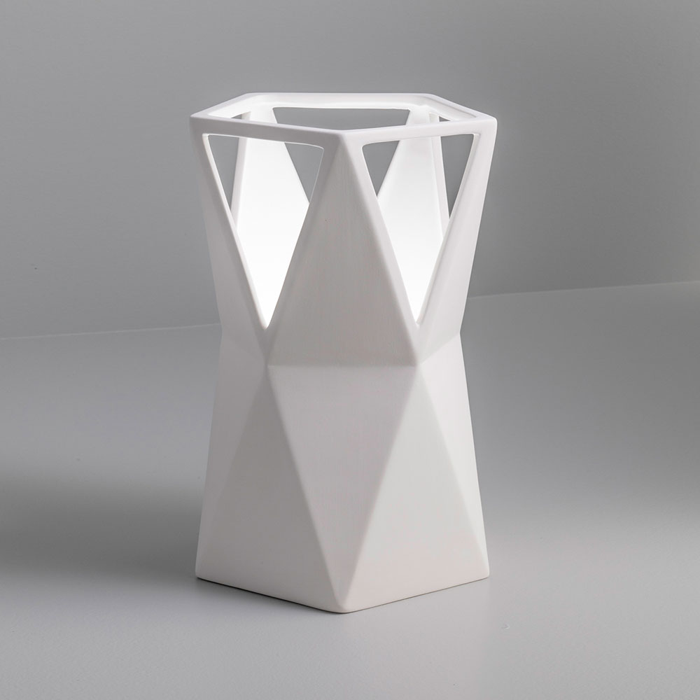 Justice Design CER-2430-BIS Portable Totem Contemporary Bisque LED ...