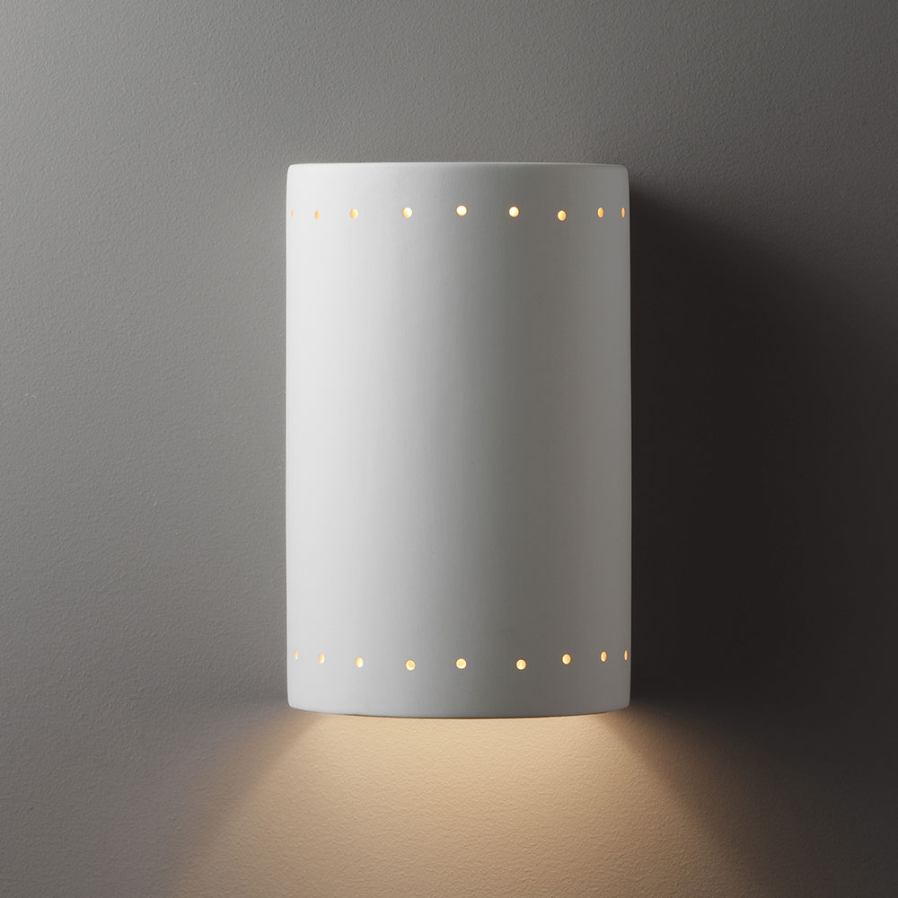 Justice Design CER-5290 Ambiance Large Cylinder Contemporary Ceramic ...