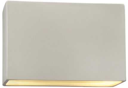 Justice Design CER-5650W Ambiance Large Rectangle Contemporary Ceramic ...