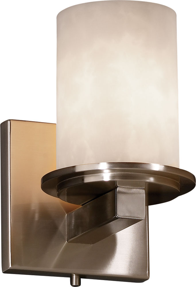 Justice Design CLD-8771-10 Clouds Dakota Modern Cylinder Wall Lighting ...