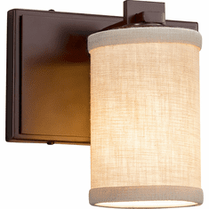 Justice Design FAB-8447 Textile Era Modern Wall Light Sconce - JUS-FAB-8447
