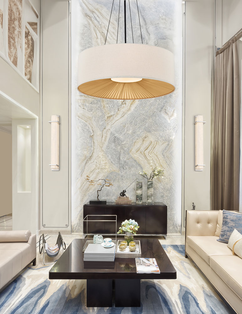 Justice Design FAB-9577-CREM-MBLK Woven Fabric Warren EVOLV Modern ...