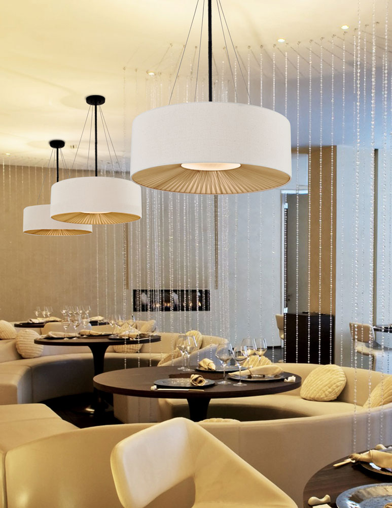 Justice Design FAB-9577-CREM-MBLK Woven Fabric Warren EVOLV Modern ...