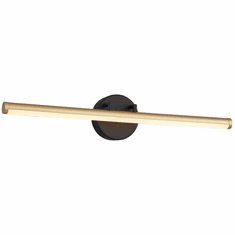 Justice Design NSH-4447-MBBR Fianco Modern Matte Black w/ Brass Accents ...
