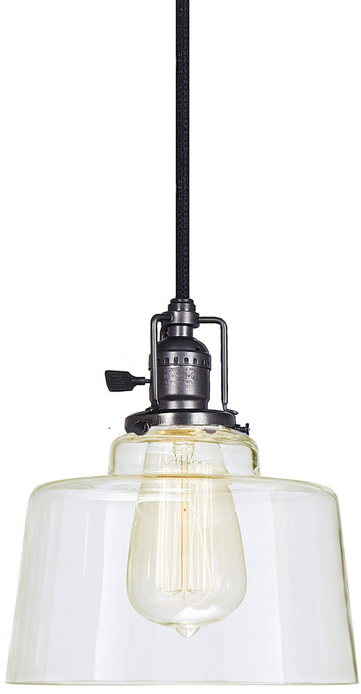 JVI Designs 1200-18-S14 Union Square Modern Gun Metal Mini Drop ...