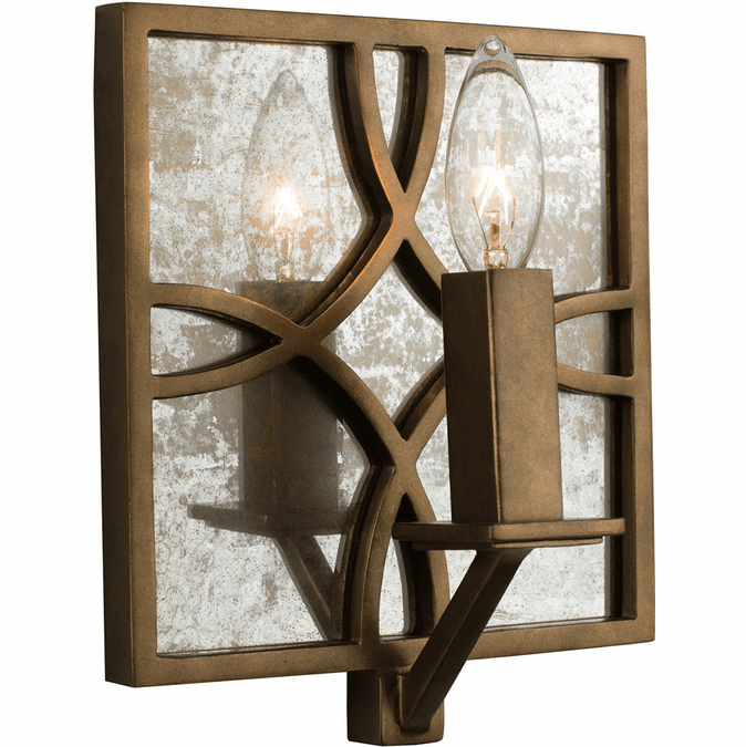 Kalco 510220PAB Claxton Pearlized Antique Brass Wall Light Sconce - KAL ...