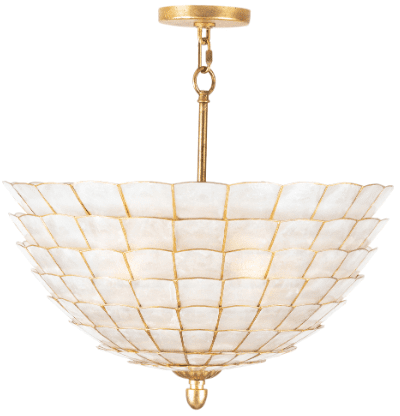 Kalco 515145OL Samal Modern Oxidized Gold Leaf Pendant Lighting - KAL ...