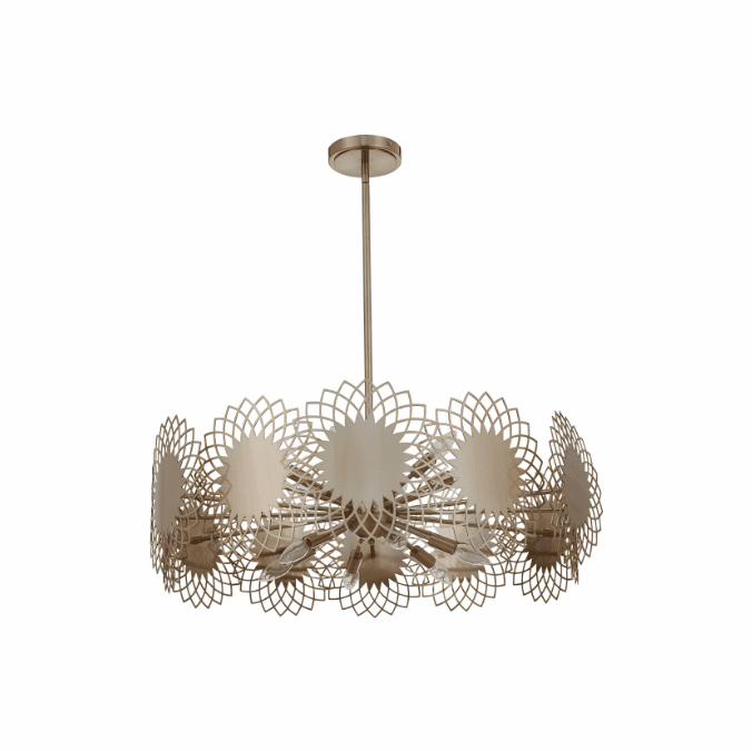 Kalco 516955BCG Helia Contemporary Brushed Champagne Gold Ceiling ...
