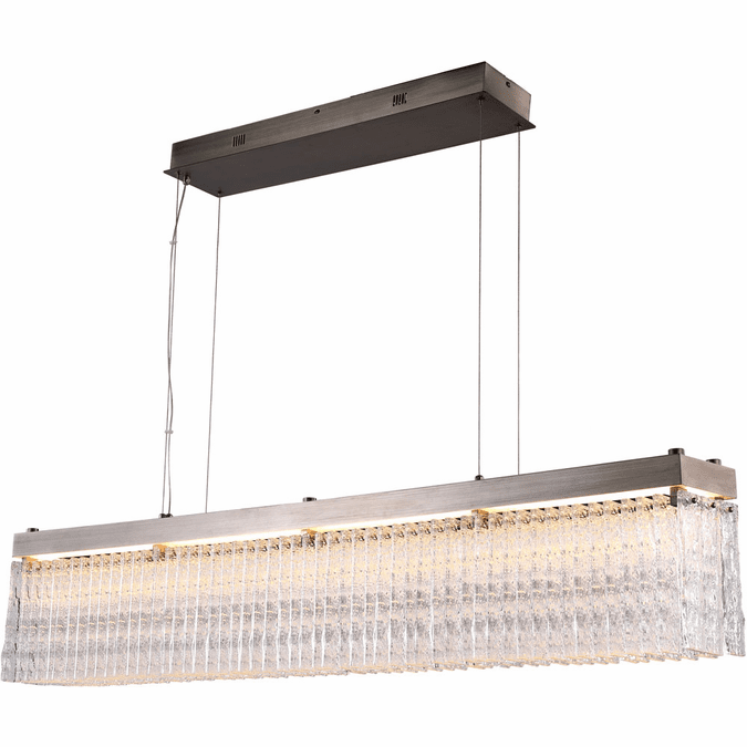 Kanova & Company KCH1104L-49 Ranenna Modern Old world Pewter LED Island ...