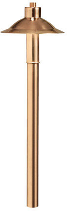 Kichler 15850CO Contemporary Copper LED Line Voltage Exterior Pathway ...